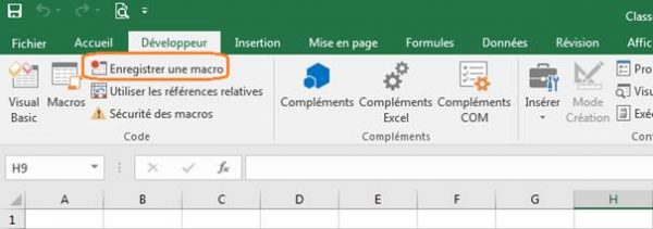Créer une macro dans Microsoft Excel – apcpedagogie