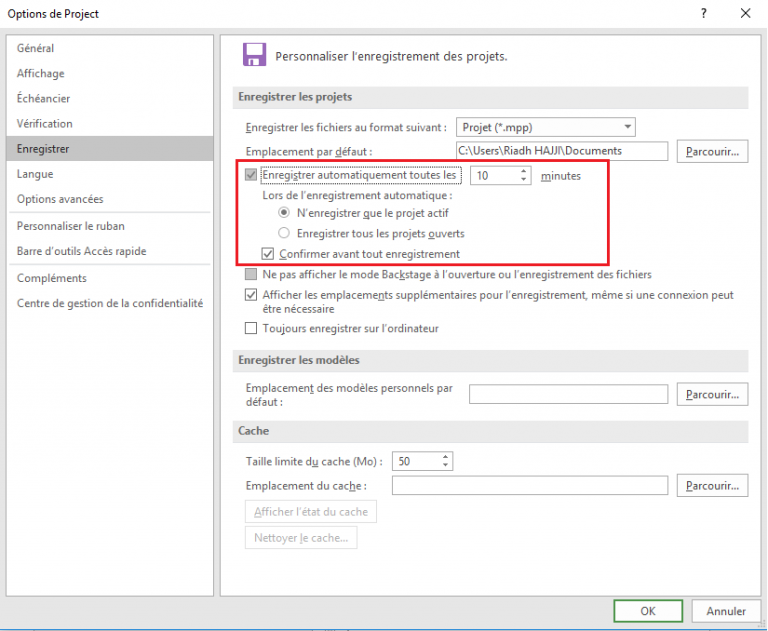 MS Project : Fichiers projet – apcpedagogie