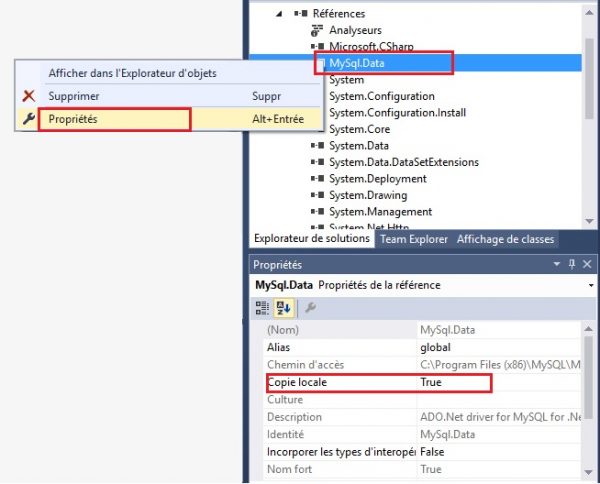 Connexion d'une table MySql à un contrôle DataGridView en C ...