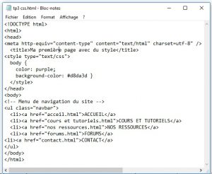 Exercices en CSS les sélecteurs Série 03 – apcpedagogie