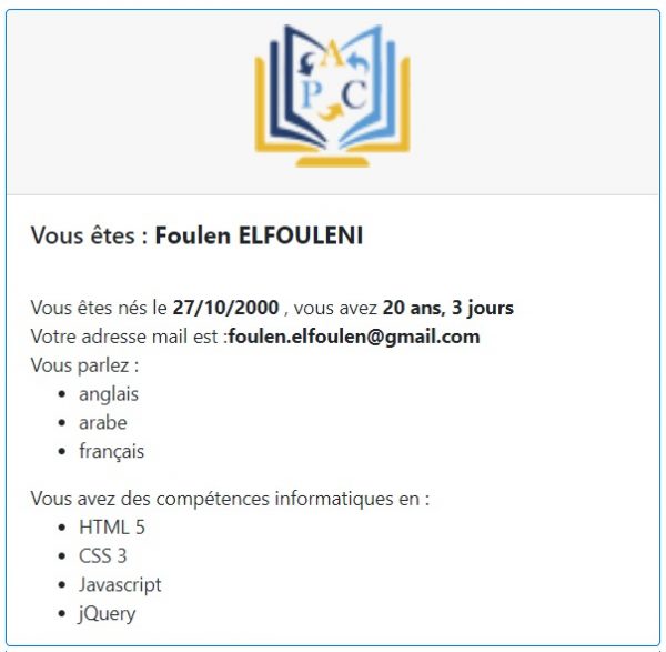 Exercices les formulaires en PHP : Série 01 – apcpedagogie