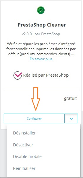 Effacer le contenu de la boutique par défaut - apcpedagogie