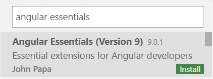 Utiliser Angular avec Visual Studio Code – apcpedagogie