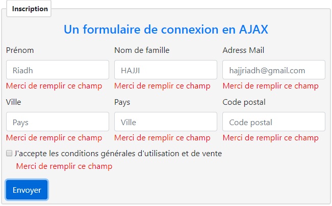 Gérer les formulaires avec jQuery et Ajax – apcpedagogie