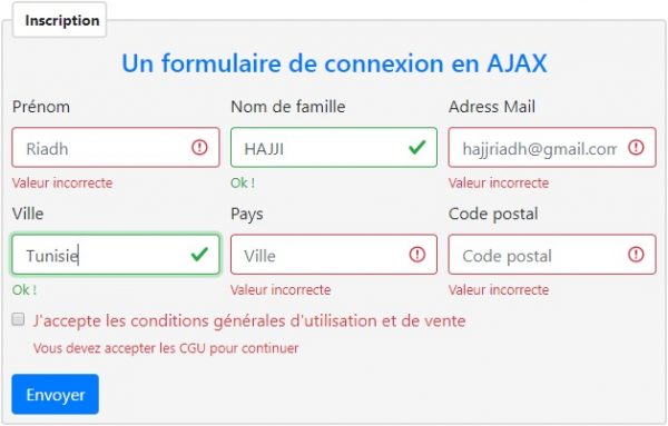 Gérer les formulaires avec jQuery et Ajax – apcpedagogie