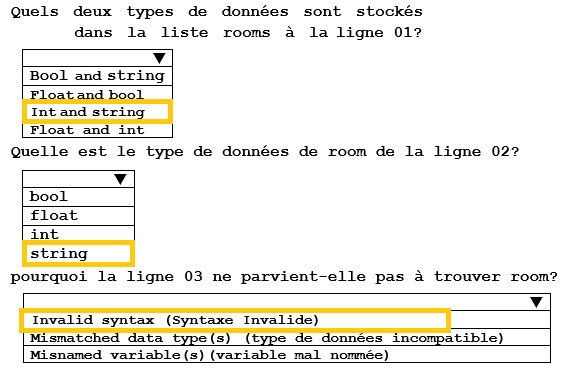 Correction exercices les types de données en Python – apcpedagogie