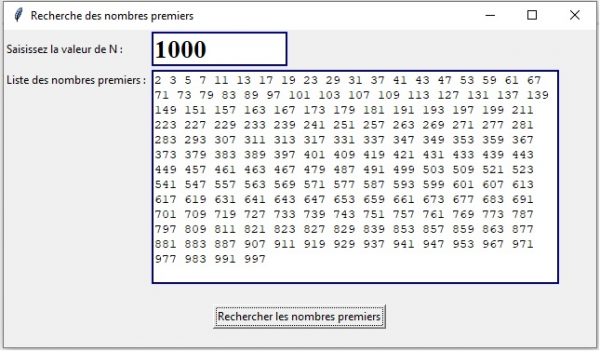 Exercices widget tkinter en python - apcpedagogie