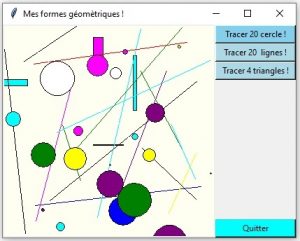 Exercice Tkinter avec classe - apcpedagogie