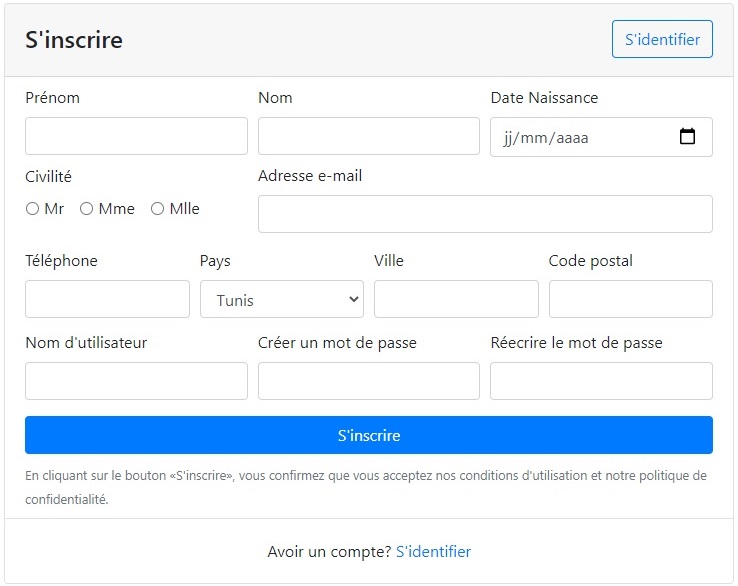 Exercices les formulaires en PHP : Série 02 - apcpedagogie