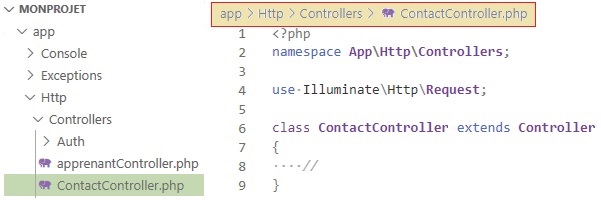 Les opérations CRUD avec Eloquent Laravel 2-3 – apcpedagogie