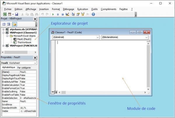 Programmation Excel avec VBA – apcpedagogie