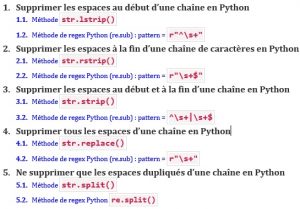Comment supprimer les espaces dans une chaîne en python – apcpedagogie