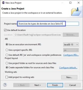 Eclipse IDE : Créer et Exécuter Votre Premier Projet Java – apcpedagogie