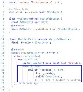 Le Widget Form dans Flutter – apcpedagogie