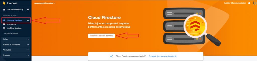 Firebase Real-time Database - apcpedagogie