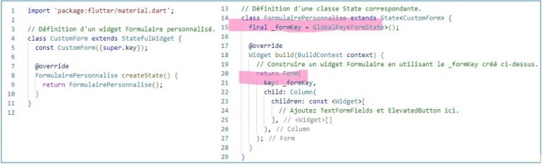 Valider un formulaire avec Flutter – apcpedagogie