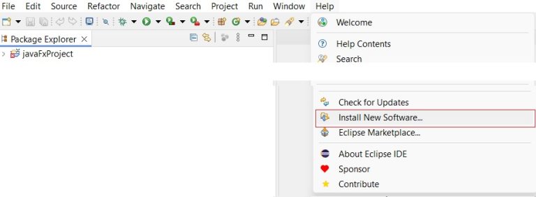JavaFX Installation avec Eclipse – apcpedagogie