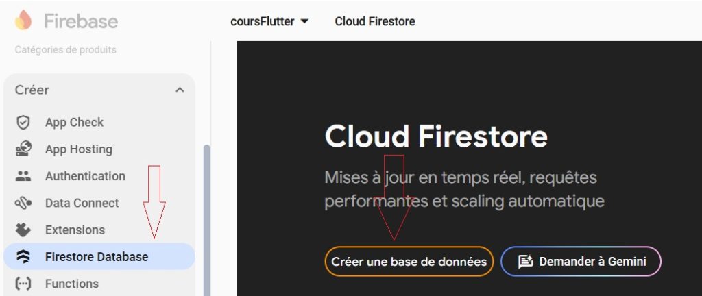 Comment créer sa base de données Firebase pour Flutter ? – apcpedagogie