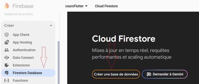 Comment créer sa base de données Firebase pour Flutter ? – apcpedagogie